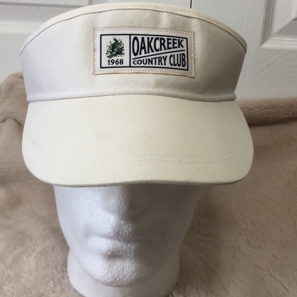 AHEAD | Accessories | Nwot Ahead Mens Golf Visor White With Adjustable ...